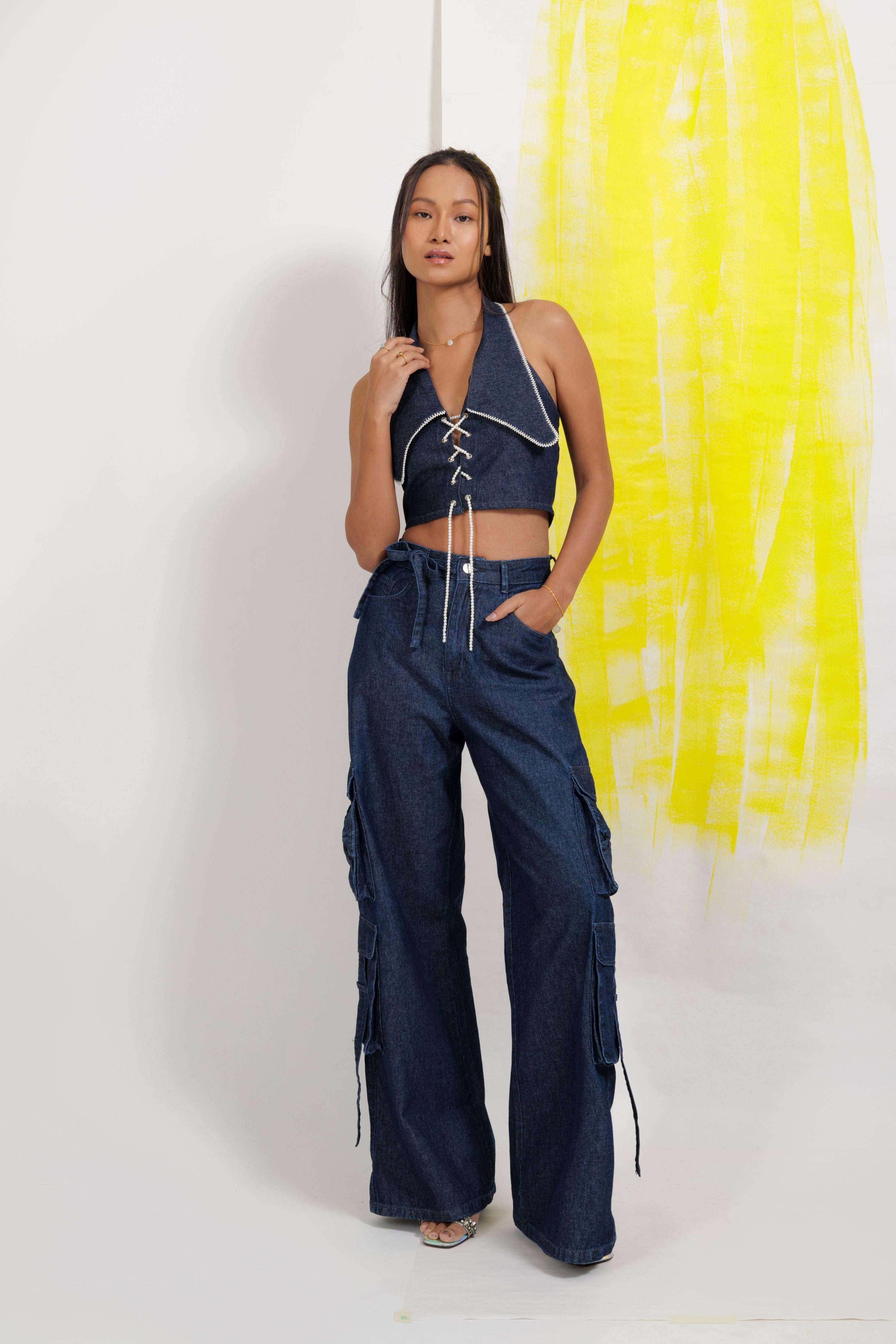 Indigo pearl co-ord set – Osé Studios